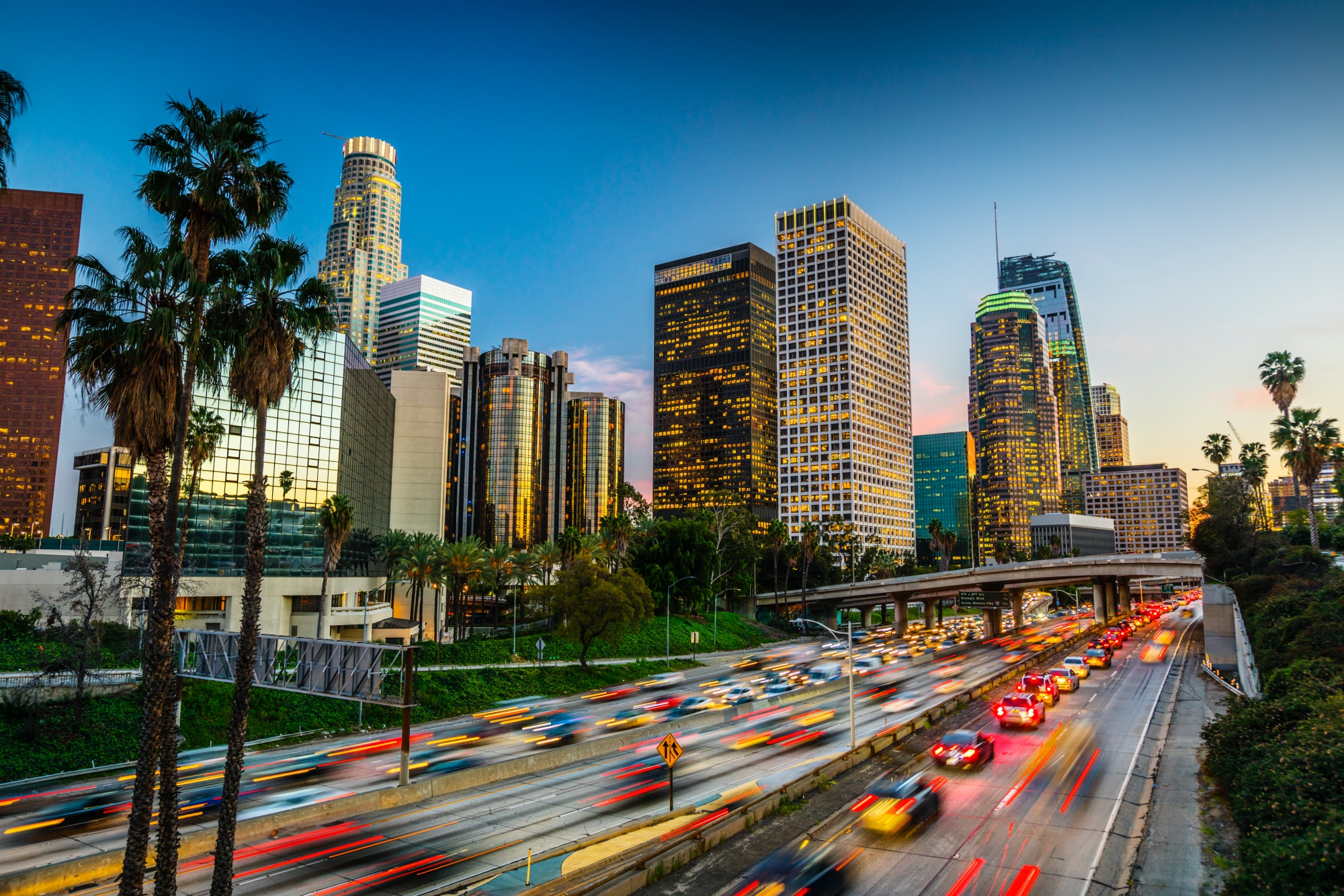 Traffic in downtown Los Angeles, California - Wayfarer
