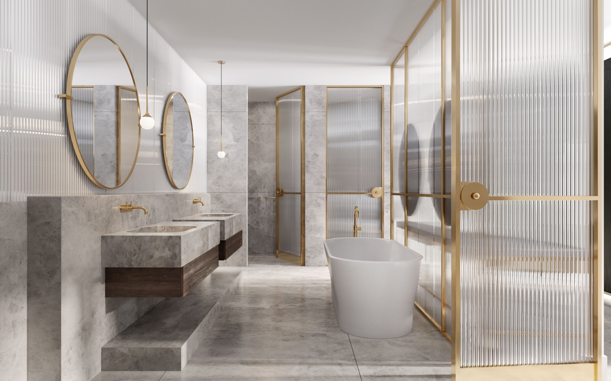 Render_Eos by SkyCity_Grace Villa Bathroom - Wayfarer