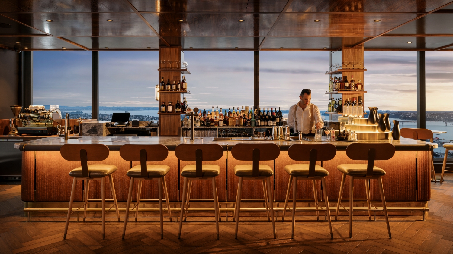 Top tipples: New Zealand's highest rooftop bar opens atop the new voco ...
