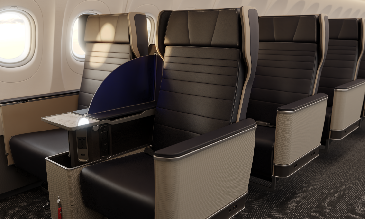 Video tour: United unveils new domestic First Class seats with wireless ...